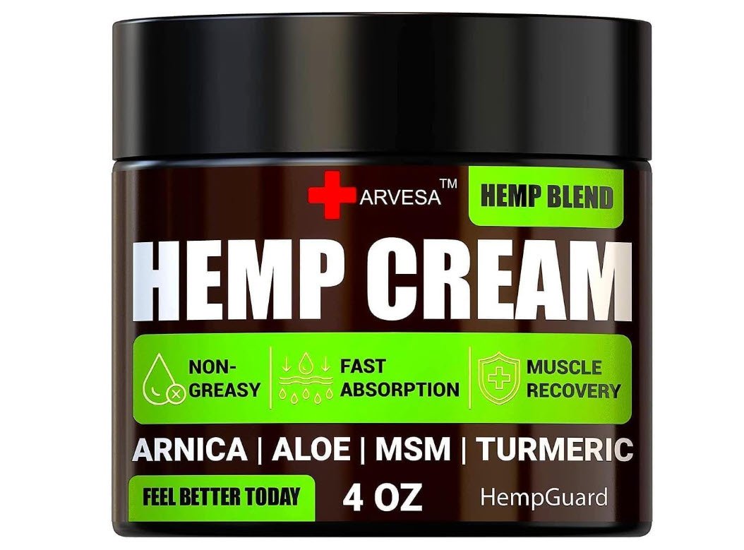 Natural Hemp Oil Cream For Muscles & Joints – Soothing Relief For ...
